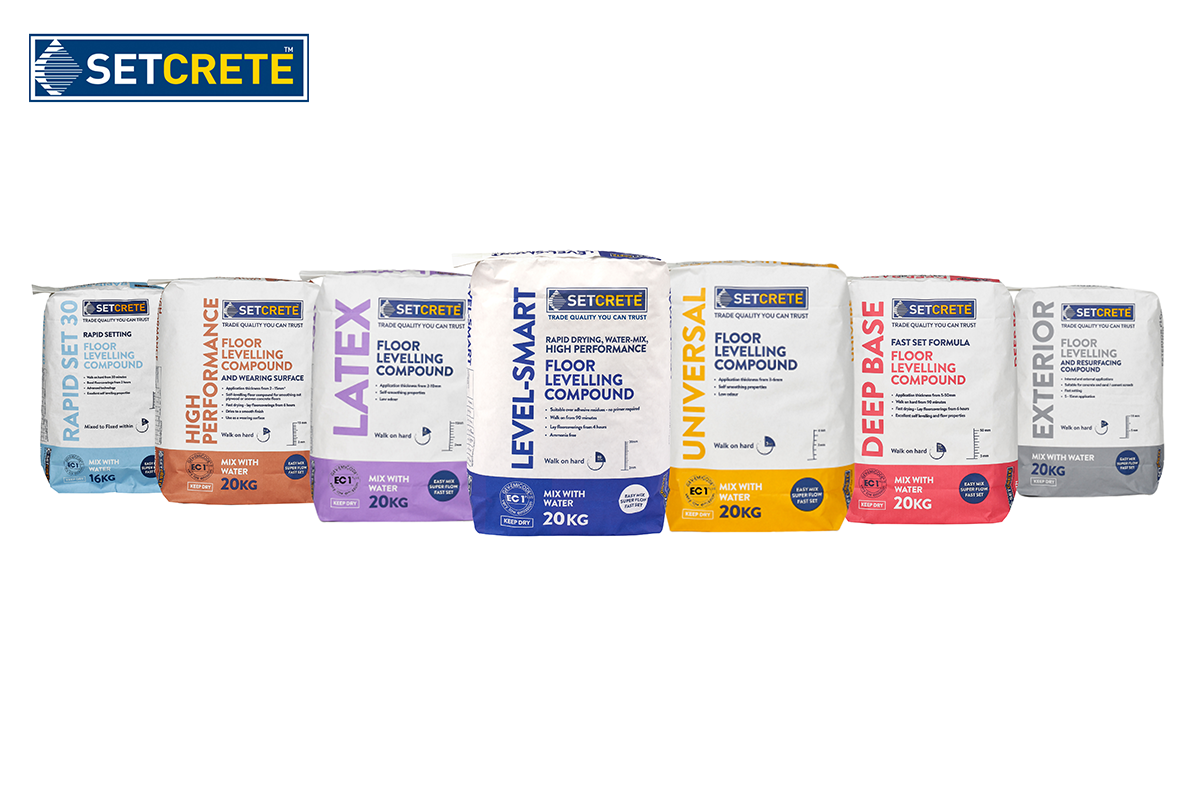Robert Price Builders’ Merchants now stocking Setcrete floor levelling ...