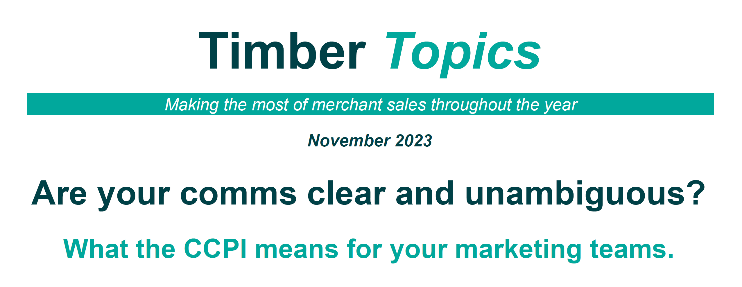 Are your comms clear and unambiguous? - NMBS