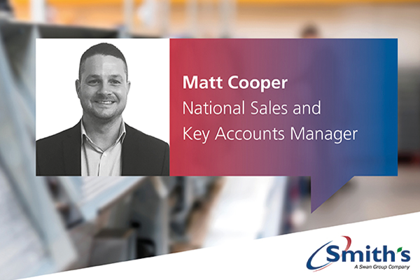 MATT COOPER APPOINTED NATIONAL SALES AND KEY ACCOUNTS MANAGER - NMBS
